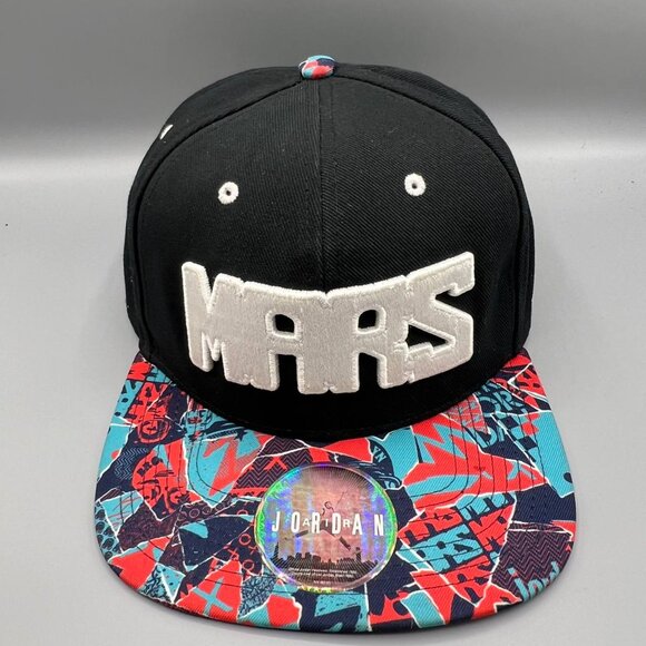 Jordan | Accessories | Air Jordan Hat Men Black Mars Embroidered Logo ...